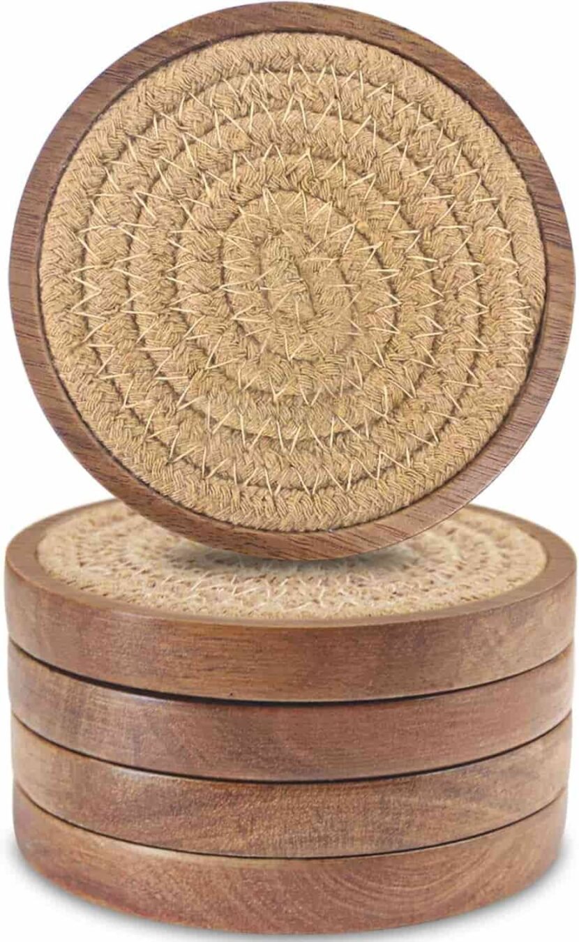 11 Best wooden coasters for a stylish coffee table setup [2024]